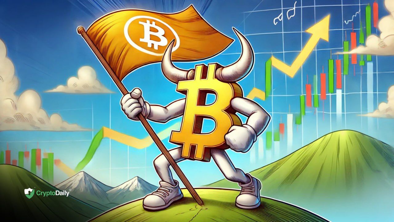 Bitcoin ($BTC) begins formation of a bull flag - surge to continue ...