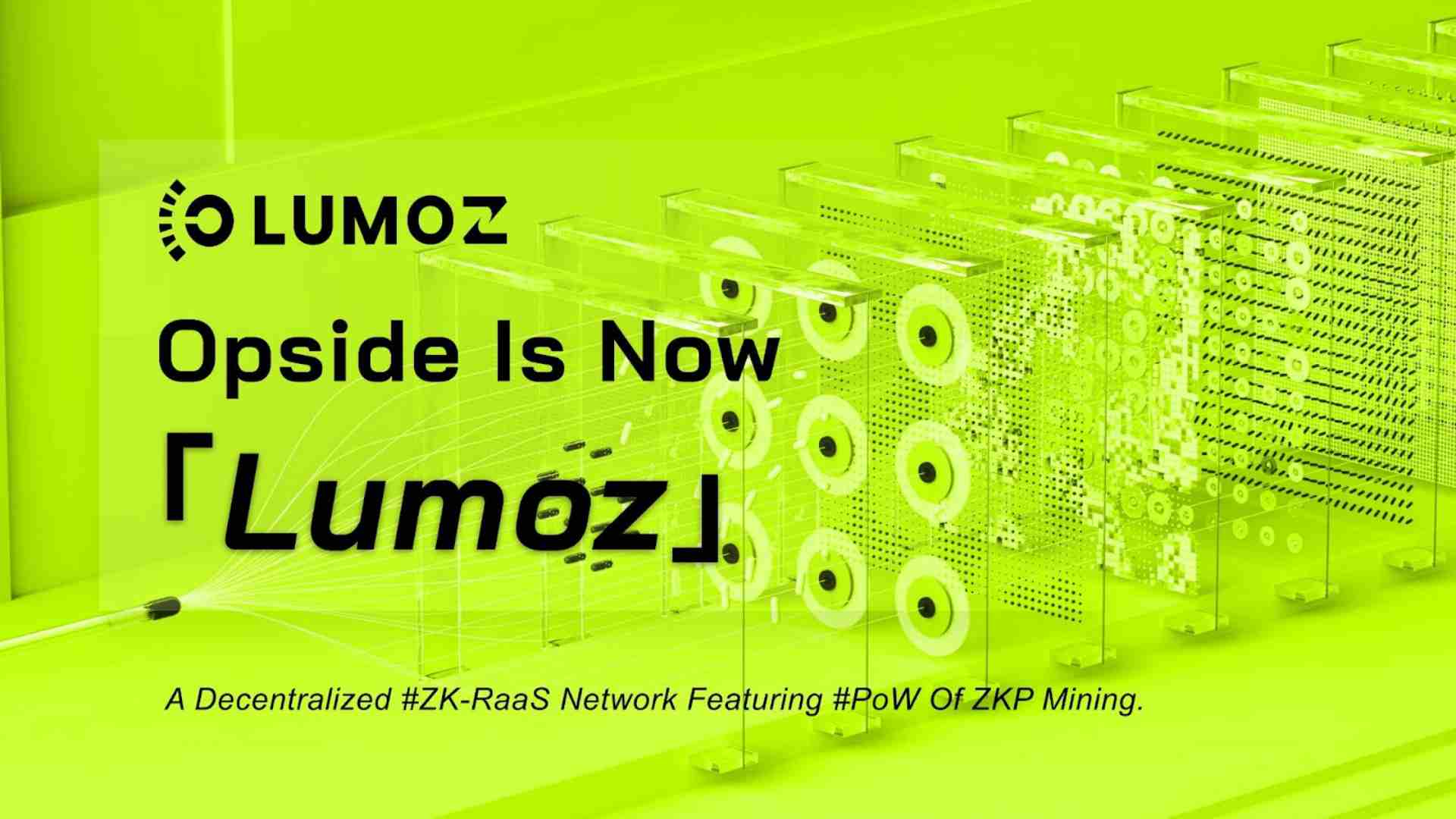 ZK-Rollup-as-a-Service Provider Opside Rebrands As Lumoz & Unveils ...