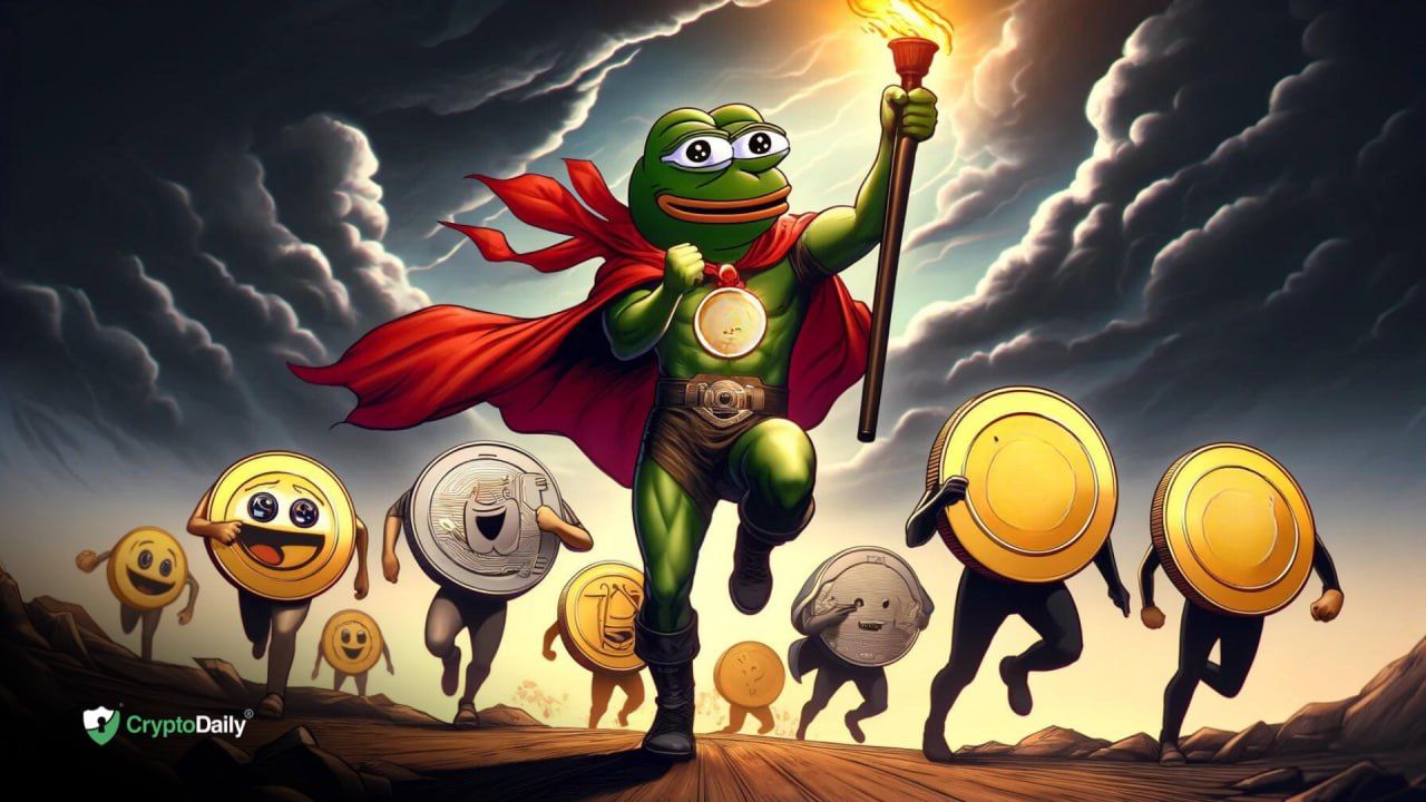 Memecoins buck the weak crypto trend - $PEPE leads the way - Crypto Daily