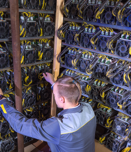 A unique bitcoin mining Power Solution: Old Tire Incineration