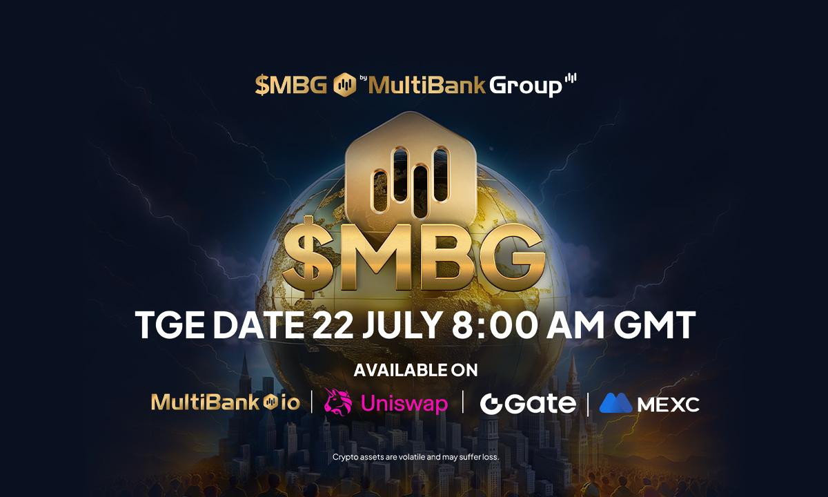 MultiBank Group's $MBG Token TGE Is Live on MexC, Gate.io, Uniswap and ...
